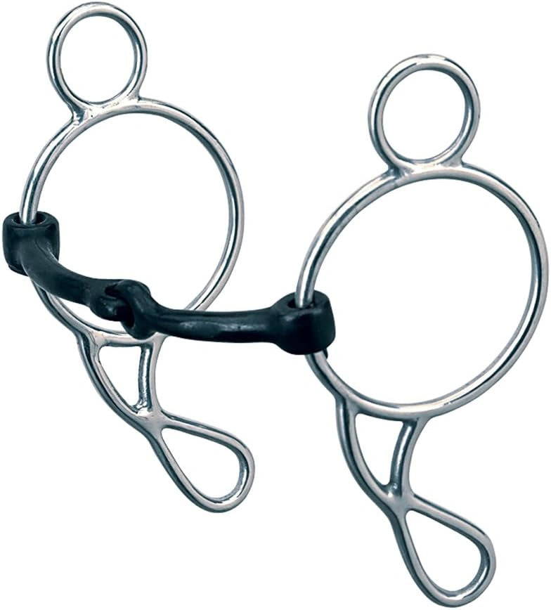 Weaver Leather Stainless Steel Gag Bit - 5" Sweet Iron Mouthpiece - 7.