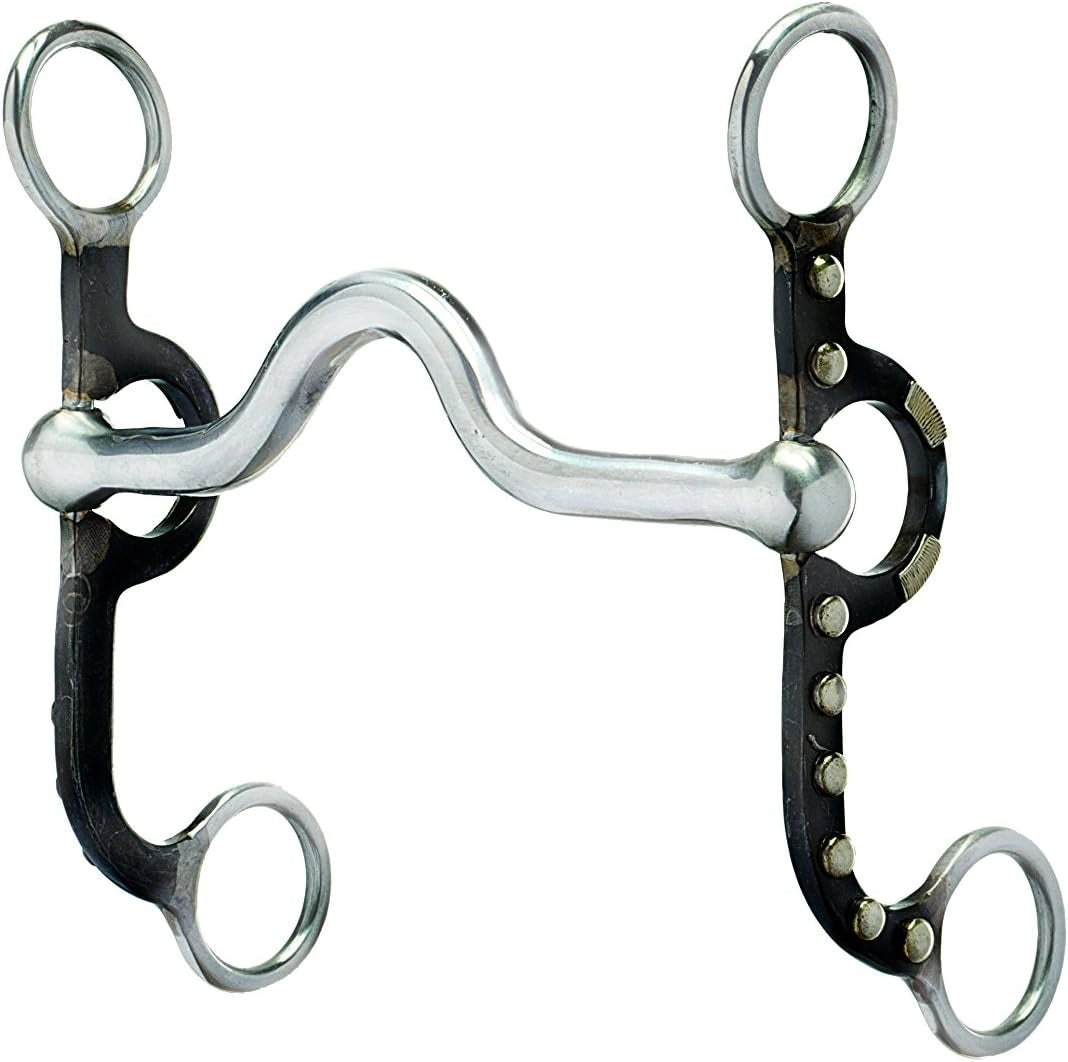 Weaver Leather Professional Argentine Bit - 5" Sweet Iron Medium Port