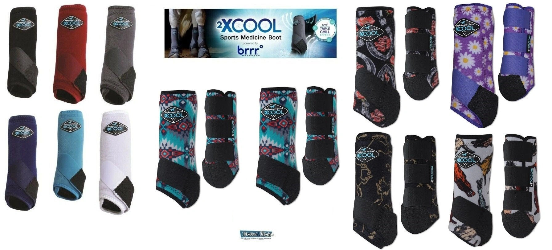 Professional's Choice 2XCOOL Horse Boots 4-Pack