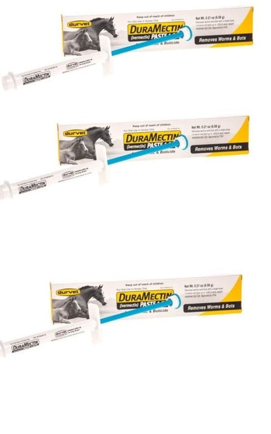 Duramectin Ivermectin 1.87% Paste Wormer Bots Equine Parasites Horse ...